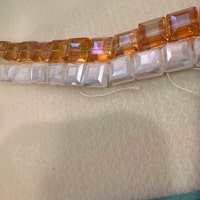 Handmade Stretchy 8x6mm Crystal Bracelets 7.5 Inches - Etsy