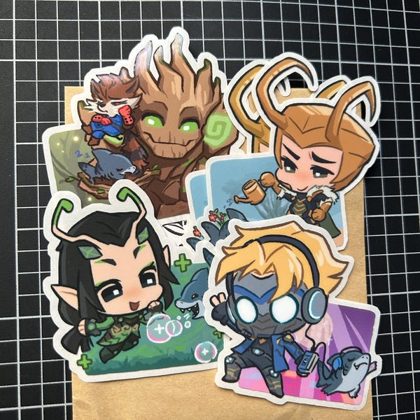 Gwen and Miles - Print - Etsy