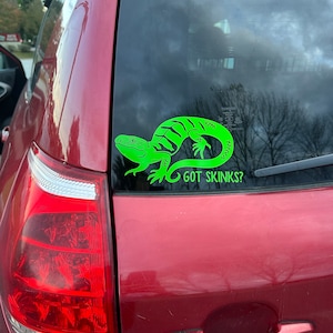Lace Monitor Vinyl Car Decal, Cute Lizard Reptile Sticker - Etsy