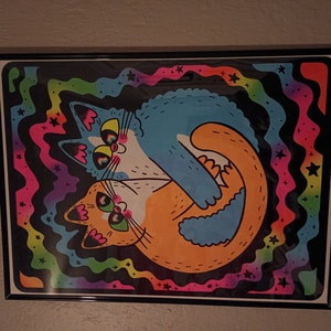 Groovy Cat Pin - Etsy