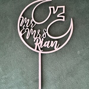 Kingdom Hearts Kairi and Sora Cake Topper Wooden Wedding Cake Topper ...