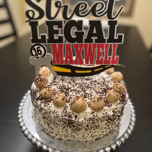 Driver License Birthday Cake Topper,cake Topper,new Driver Birthday ...