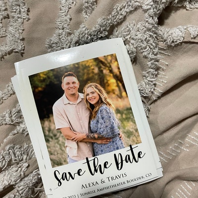 Custom Fridge Magnets Save the Date Photo Magnets - Etsy