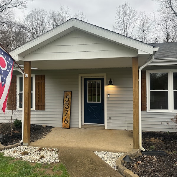 Multiple Address Stake Engraved | Shared Driveway Personalized Sign ...