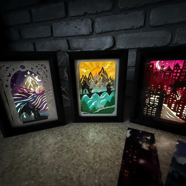 The Parapet LEGACY Edition | Light Box Book Nook, Dragon Book Fantasy ...