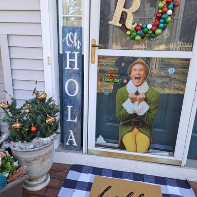 Go Away Front Porch Sign, Porch Welcome Sign for Housewarming, 5 Ft ...