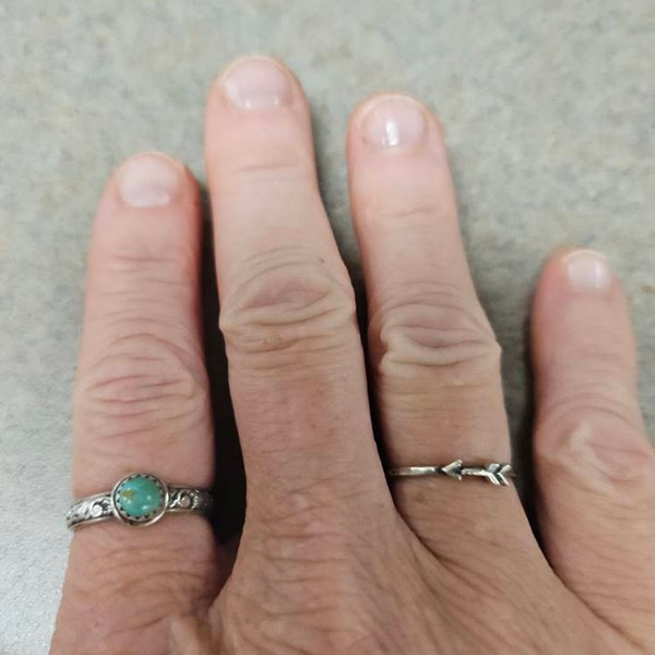 Ranch Brand Class Ring Sterling Silver Western Ring Unisex Turquoise ...