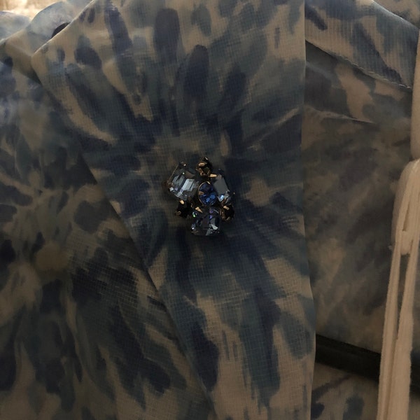 Rare Vintage Signed Miriam Haskel Beaded White Flower Brooch - Etsy