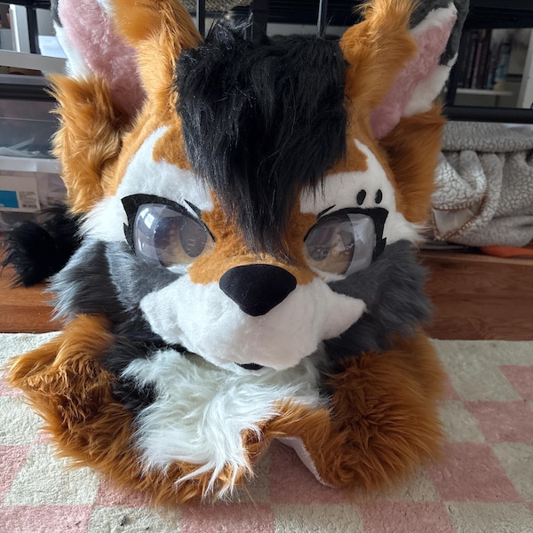 Fursuit Head, Double Beast,fursuit,furry Suit, Christmasfursuit ...