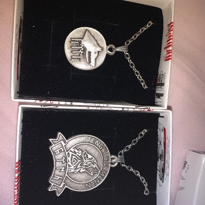 Gray Wolf Tengri Biz Menen Turkish Men Women Necklace, Turkish Necklace ...