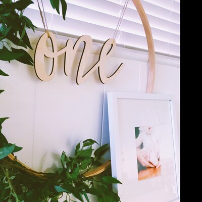 One Sign First Birthday Sign Birthday Party Decor 160451 - Etsy