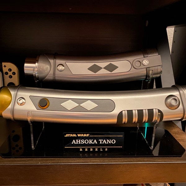 Ahsoka Tano Legacy Lightsaber Hilt Display Stand - Etsy