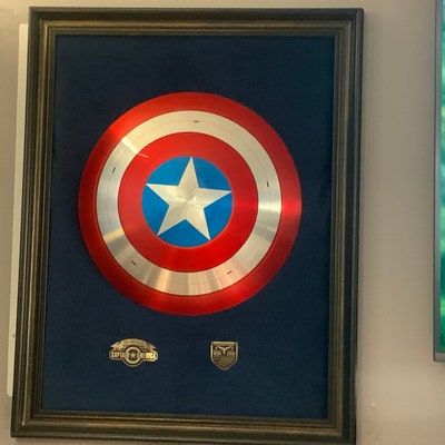 Captain America Shield Stand Avengers Display Stand - Etsy