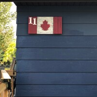 Handmade Rustic Wood Canadian Flag | Canada Decor and Gift | Canada Day ...