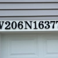 6 Inch Traditional & Modern House Numbers Letters - Etsy