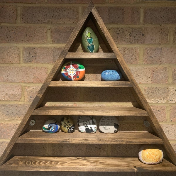 XXL Triangle Display, Wall Altar, Display Shelf, Altar, Large Triangle ...