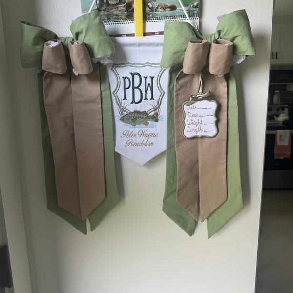 Hospital Door Banner; Beckham Crest Single Initial - Etsy