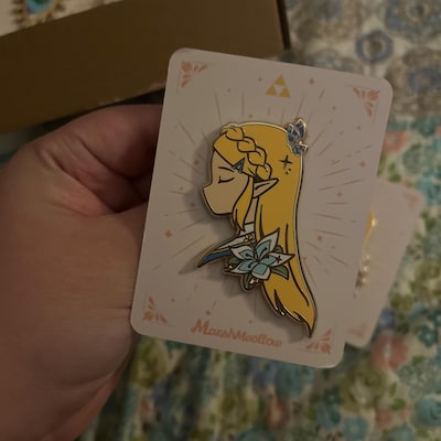 Botw Link & Zelda Hard Enamel Pin Loz Pins Pin Collection - Etsy