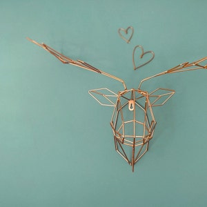 Handmade Wire Heart Wall Sign. Wire Art Wire Words Bedroom - Etsy UK