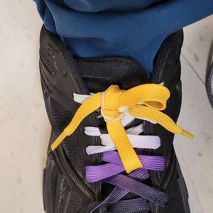 Non-binary Ribbon Pin Subtle Pride Flag Enamel LGBT LGBTQ Queer Agender ...