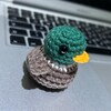 Pocket Duckling Crochet Pattern Good Luck Duck Amigurumi Tutorial ...