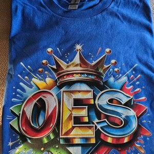 OES Diamond Crowned With Splash T-shirt - Etsy