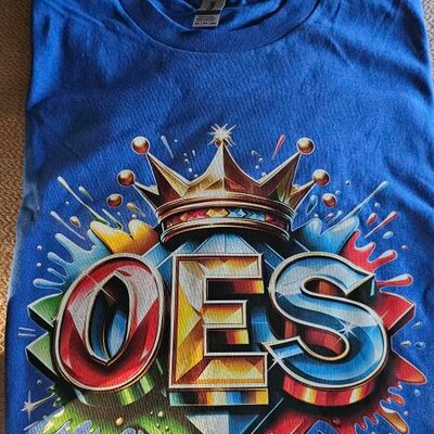 OES Diamond Crowned With Splash T-shirt - Etsy