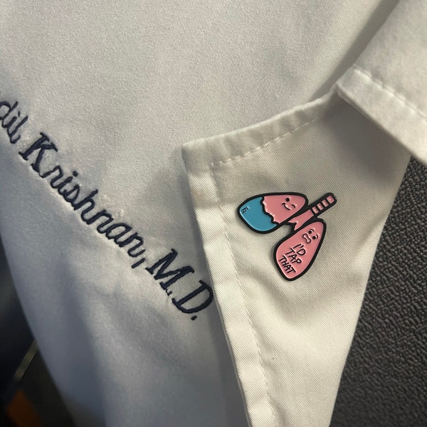 I'd Tap That Lung Pin - Pulmonology / Enamel Pin / Medicine/ Medipins ...