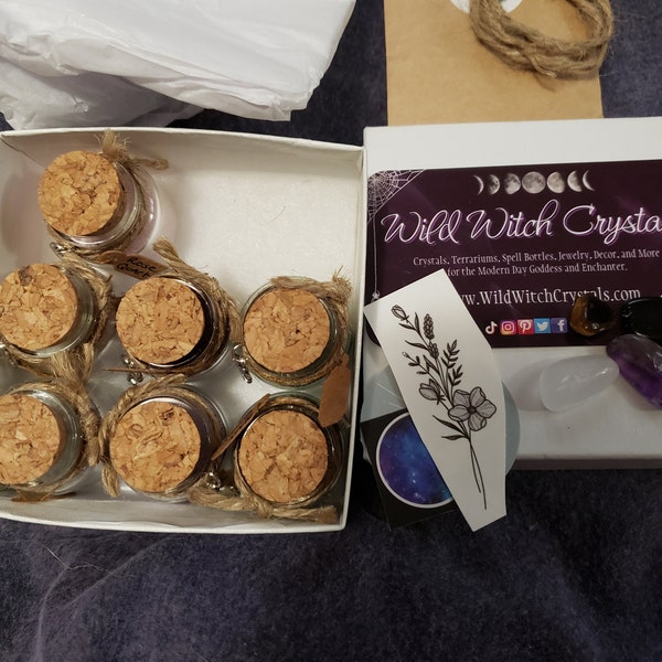 Crystal Spell Dust – Wiccan Altar Decor, Spell Ingredients - Etsy