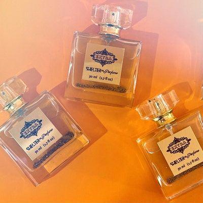 Custom Adhesive Metal Perfume Label Will Add Value to Your Square or ...