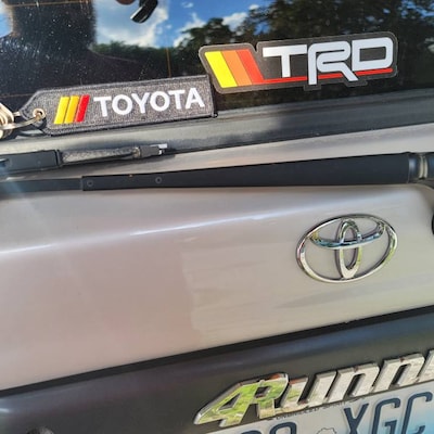 Tri-color TRD Bedside Decal includes 2 Decals - Etsy