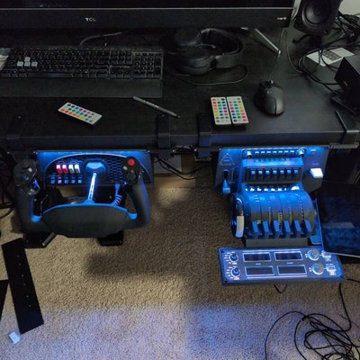 Logitech Flight Panel Under Desk Mounts - Etsy