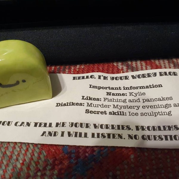 Handmade Ceramic Worry Blob: Pocket-sized Emotional Support - Etsy UK