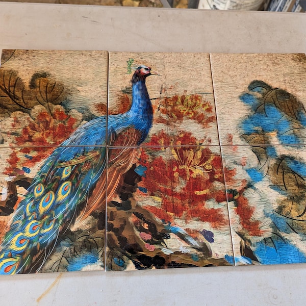 Tile Mural/mosaic Ceramic Panel of Au Quartier Latin - Alphonse Mucha Prints - Vintage Art ...