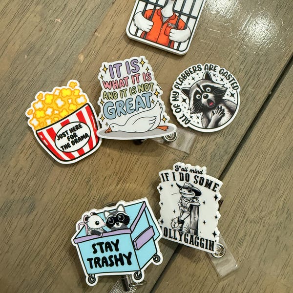 MRI Safe Retractable Badge Reel Brain Anatomy MRI Tech Badge Reel Non ...