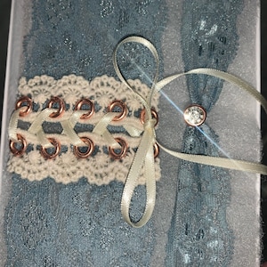 Wedding Garters Plain Elastic Stretch Lace Garter Set Ivory - Etsy