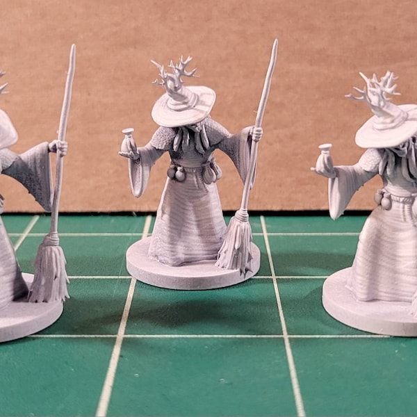 BEHOLD! A Barovian Witch Miniature! Hand Painted or Primed - D&D ...