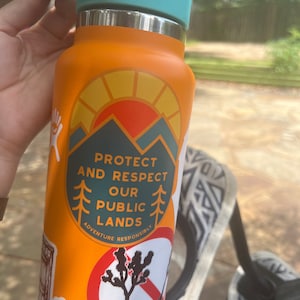 Protect and Respect Our Public Lands Sticker Waterproof Vinyl Sticker ...