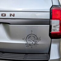 Sunflower Decal, Sunflower Car Decal, Sunflower, Simple Flower Decal ...