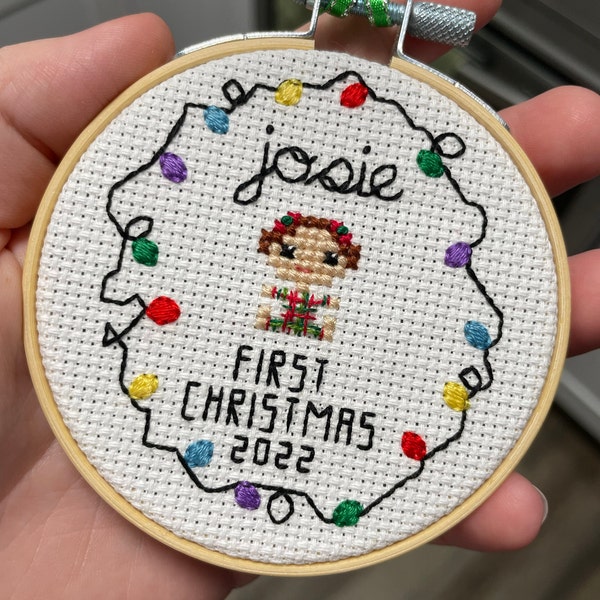 WHITE 6 Pack Cross Stitch Tags, DIY Cross Stitch Tags, Cardstock Tags ...