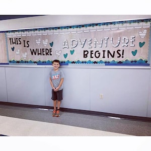 Mountain Back to School Bulletin Board or Classroom Door Decor, Easy ...