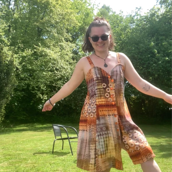 90's Summer Midi Dress Sewing Pattern|digital PDF Sewing Pattern A4 ...