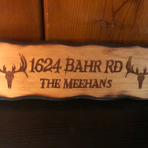 Personalized Outdoor Western Address Sign Engraved Welcome | Etsy