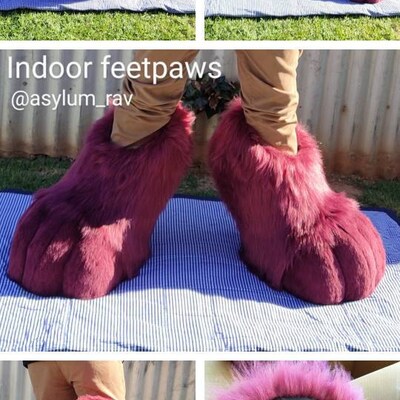 DIGITAL Digitigrade Fursuit Feet Paws Pattern for Fursuits PDF Download ...