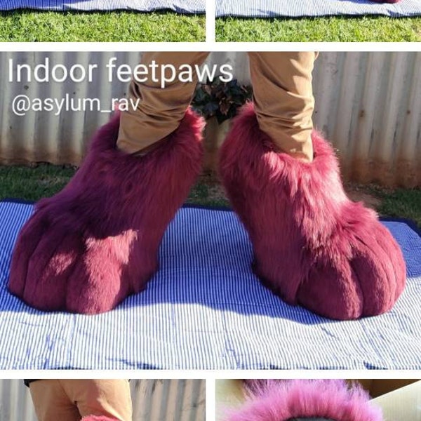 DIGITAL Digitigrade Fursuit Feet Paws Pattern for Fursuits PDF Download ...