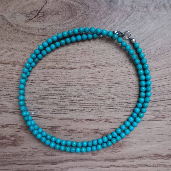 Turquoise Necklace for Men Turquoise Choker Autumn Necklace Christmas ...
