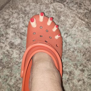 Realistic Toes Charm Set of 10 or 5 for Crocs Hilarious Toe Charms for ...