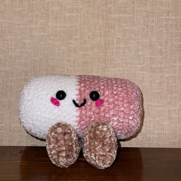 PATTERN ONLY Piper the Pill Pal Crochet Amigurumi English Pattern US ...