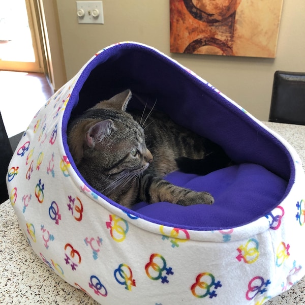 Cat Cave Sewing Pattern | Cozy Cat Bed DIY | Easy and Beginner Friendly ...