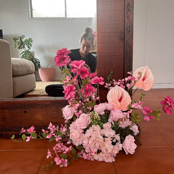 Purple Wisteria Wedding Archway Flower Artificial/ Lavender Hanging ...